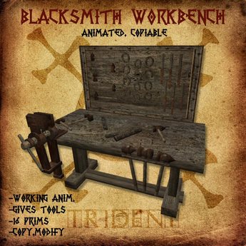 Second Life Marketplace - Blacksmith Workbench